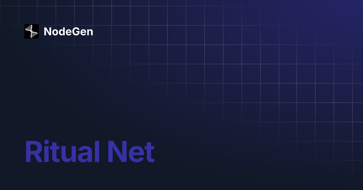 Ritual Net | NodeGen